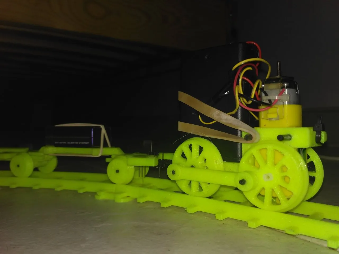 3D printed model train