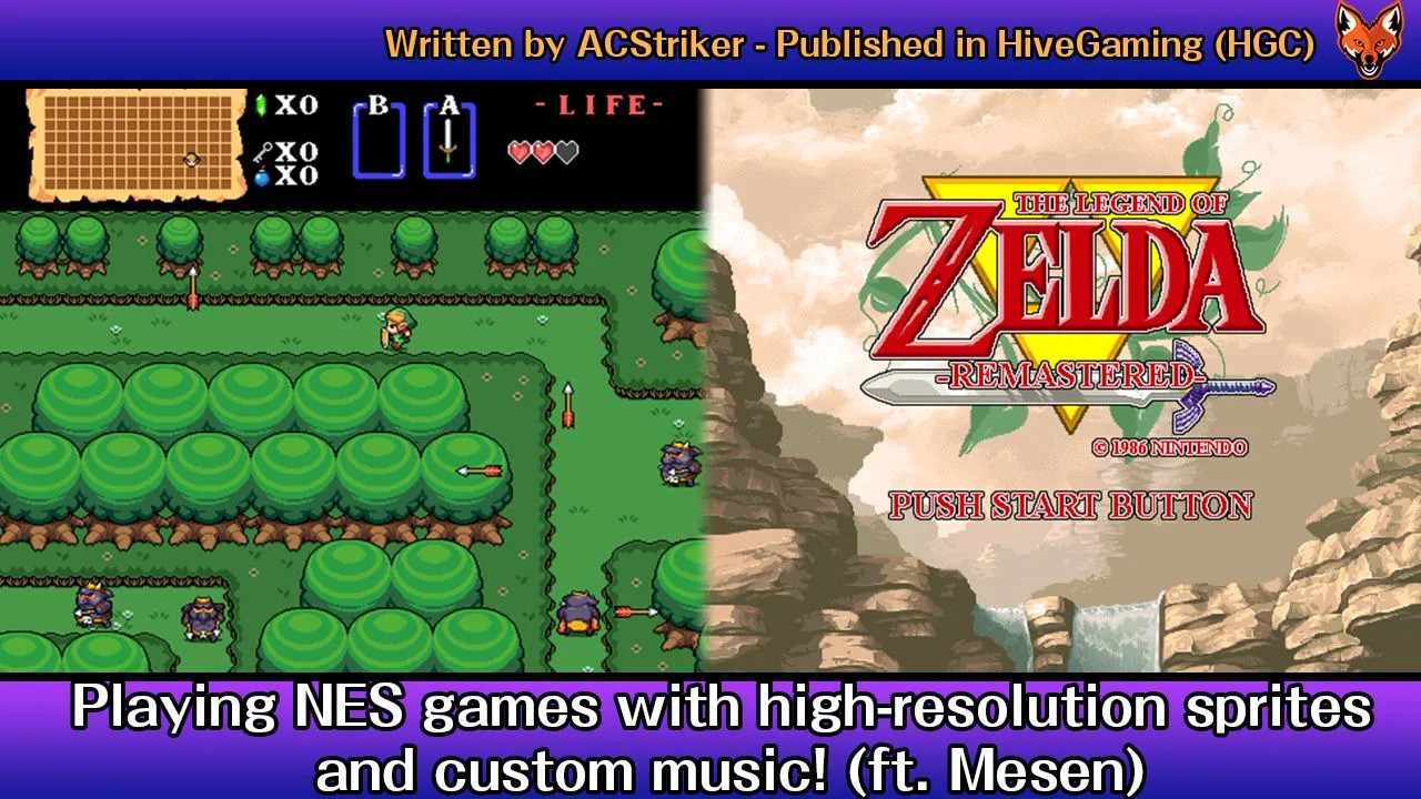 [ENG/ESP] Playing NES games with high-resolution sprites and custom...