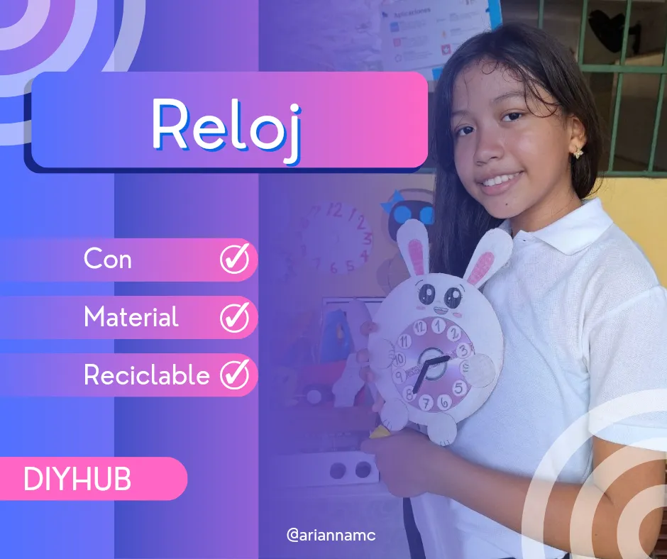 Un reloj con material reciclable [Spa/Eng]