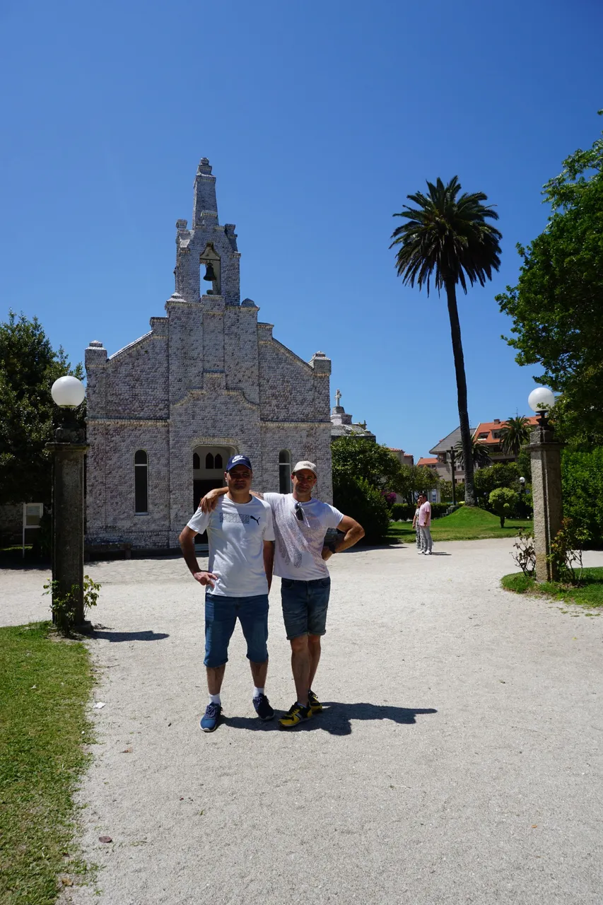 A scallop shell chapel: La Toja Island (Galicia-Spain)