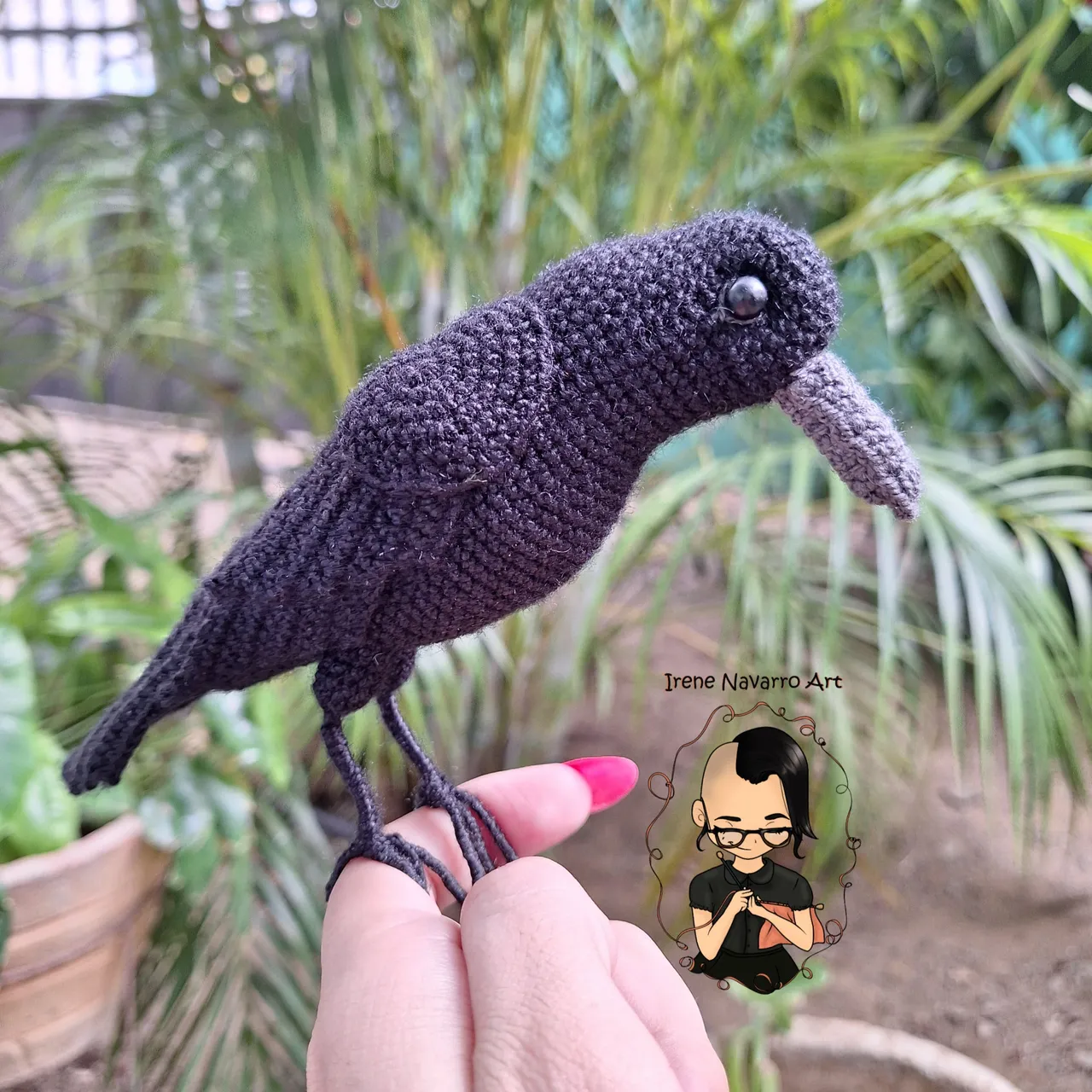Amigurumi Cuervo