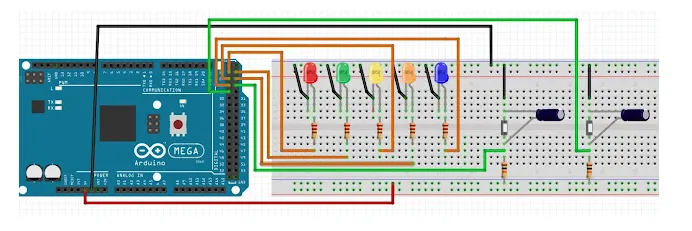 Hazlo Tú Mismo: Control Secuencial de LEDs con Arduino y Pulsadores...