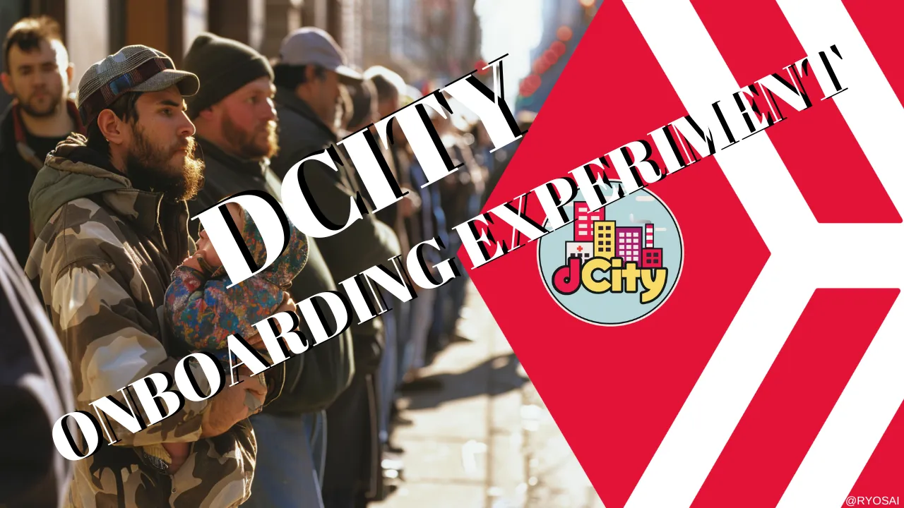 Announcing dCity Onboarding Experiment