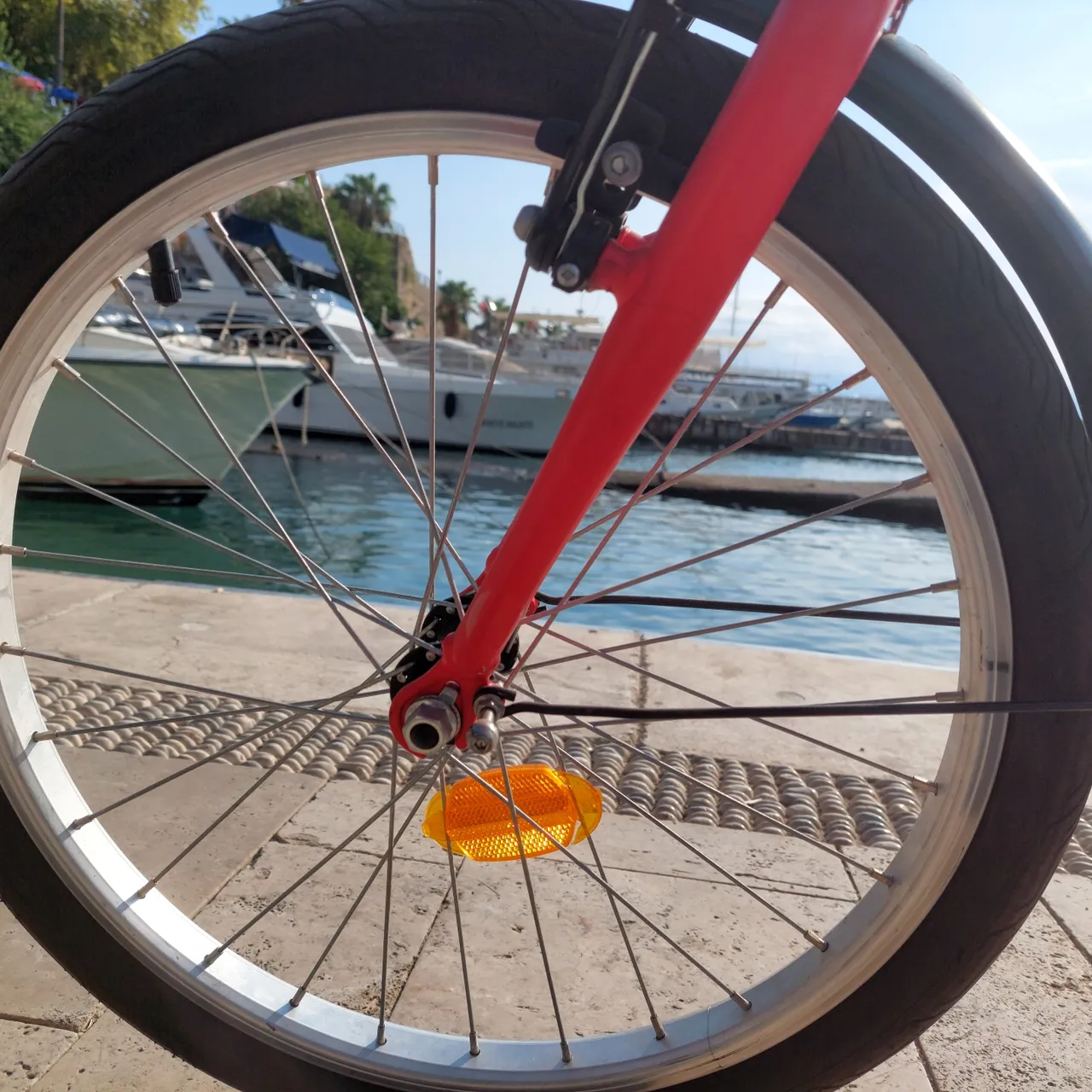 A Day of Cycling in Antalya City Center with a Folding Bike, Turkey...