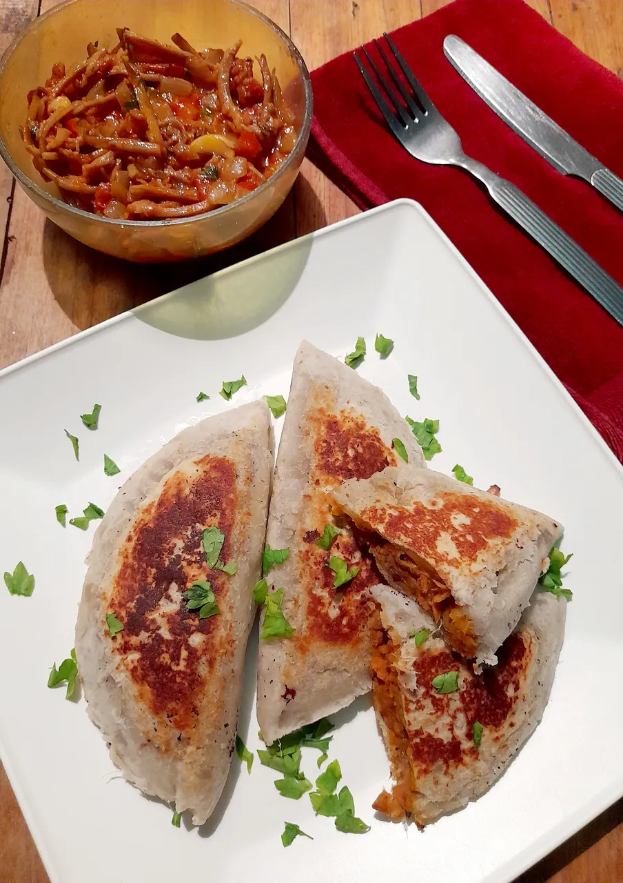 [ESP-ENG] Deliciosas Empanadas de Batata rellenas de Carne Mechada ...