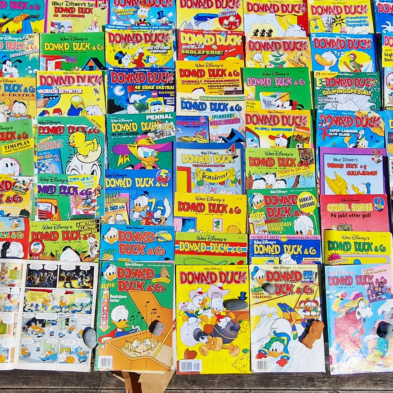 my Donald Duck comic books
