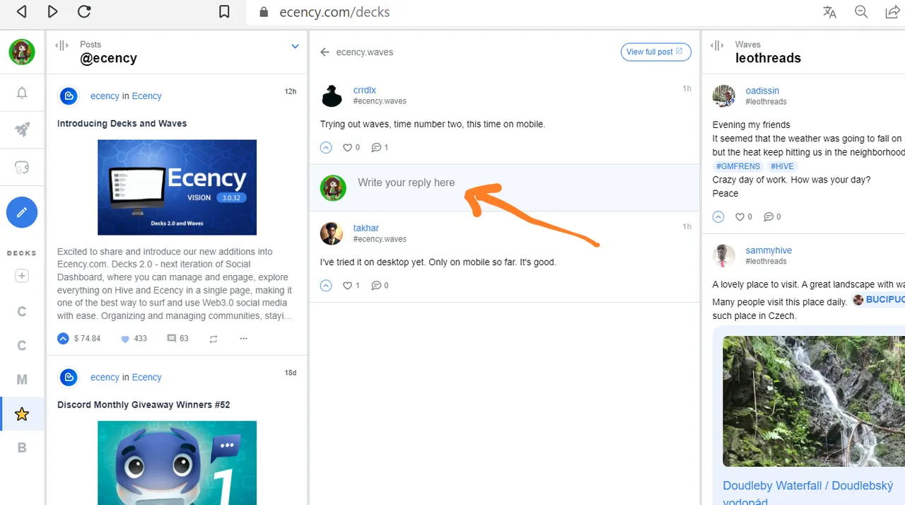 Ecency Waves - How to Find and Use
