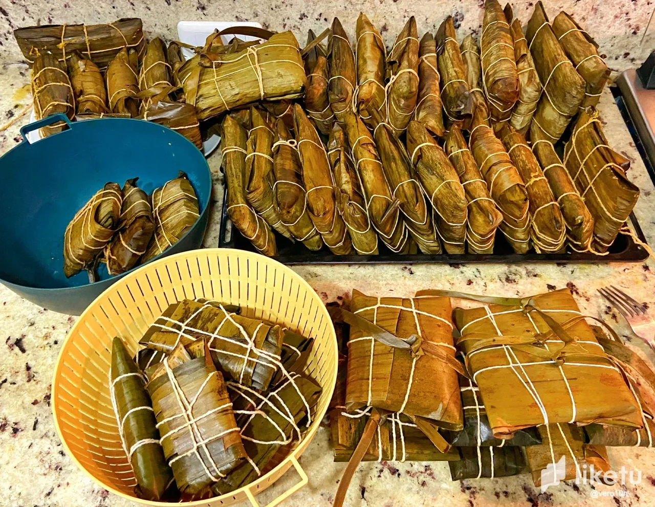 Family Sunday Making Hallacas Venezuelan 🎄💕 - Eng&Esp