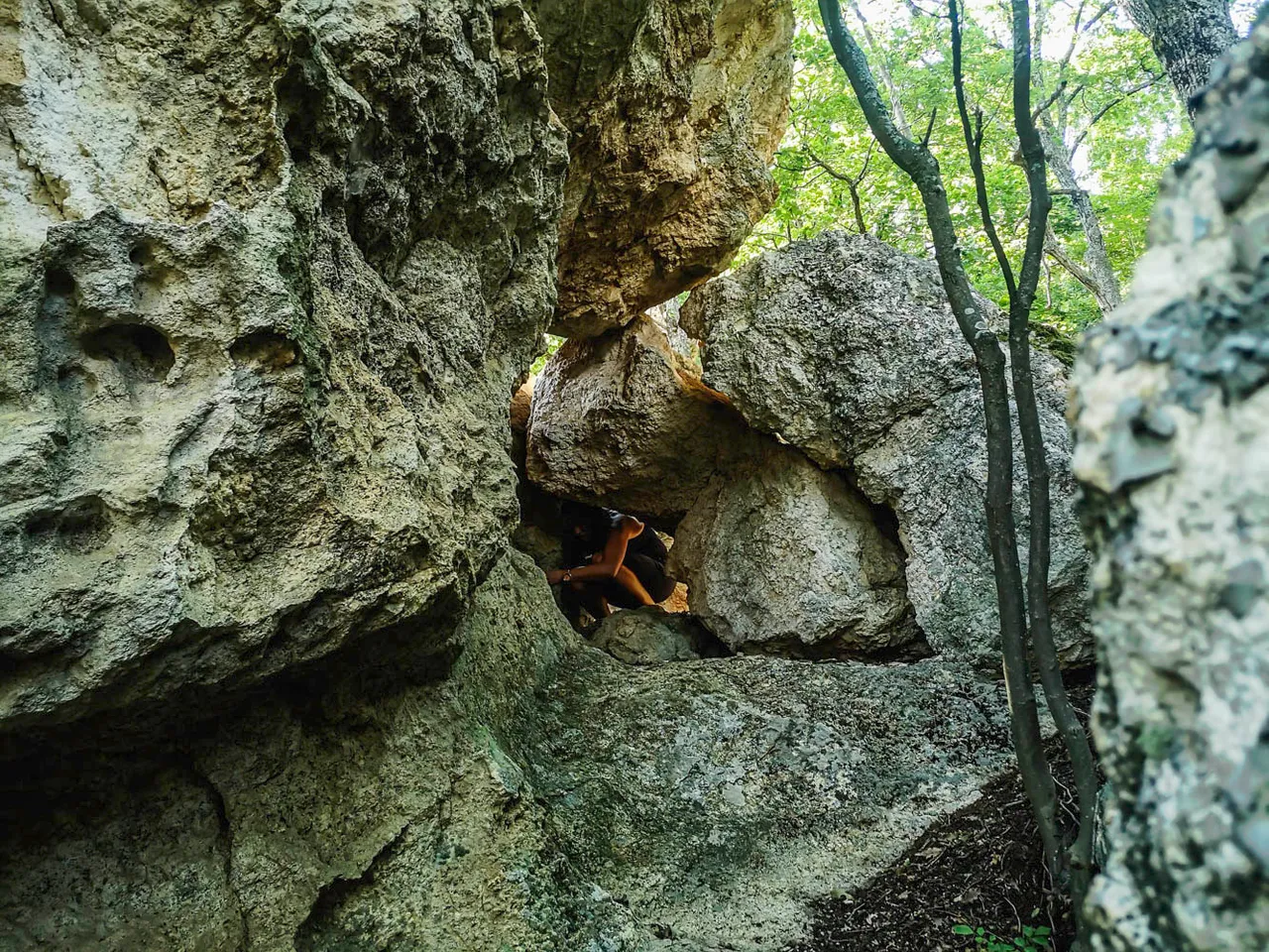 The rock complex "Deaf Stones"