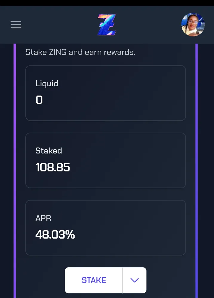 A total of 104.591 zing earned in 21 days/powering up 20 hive and i...