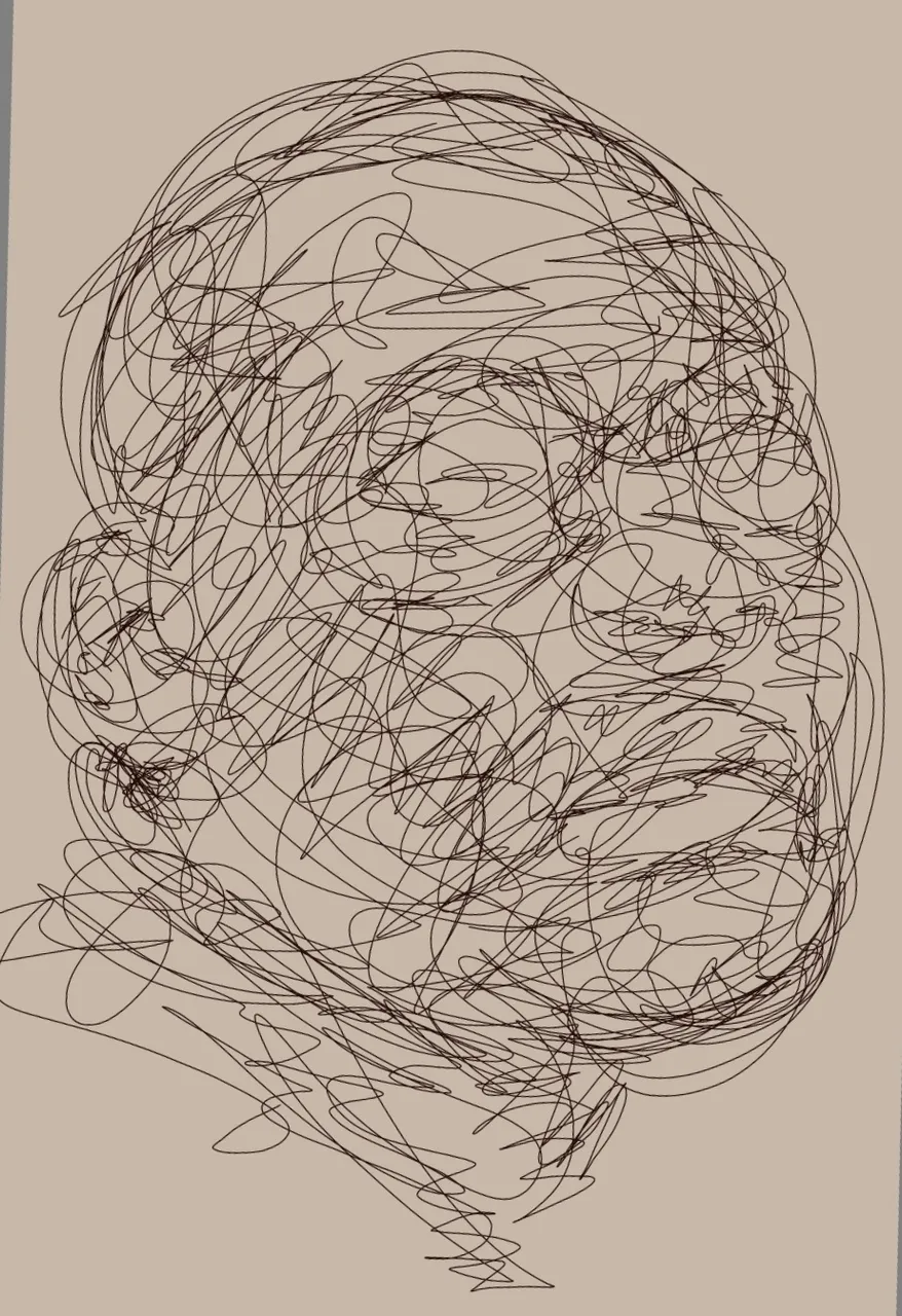 A Scribble Portrait Practice (New Art)