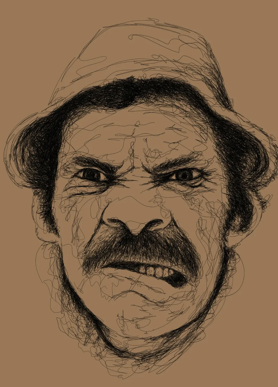 Angry Don Ramon - New Scribble Drawing
