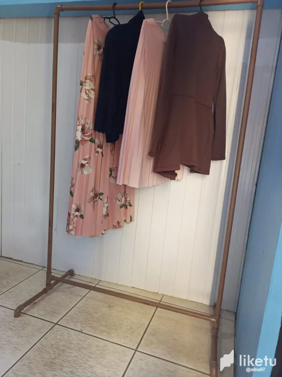 Mira cómo hice mi nuevo Perchero con tubos de PVC