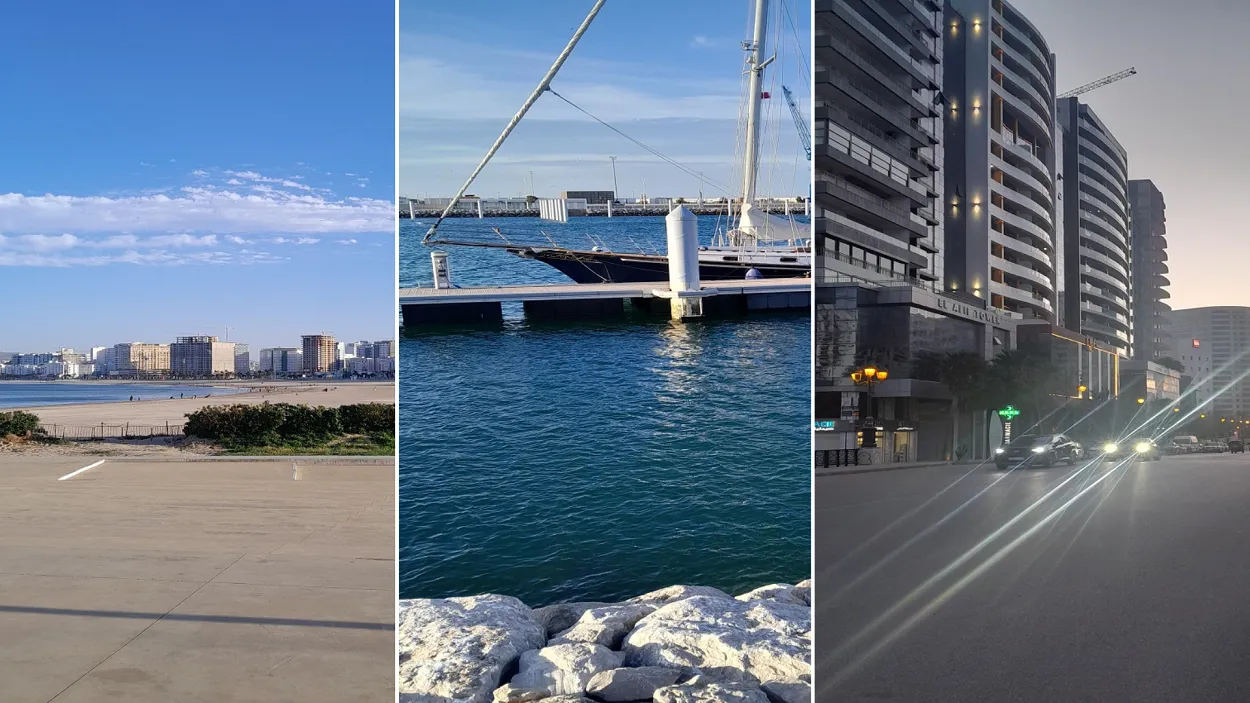 Walking tour : Corniche, Marina and Tangier city centre