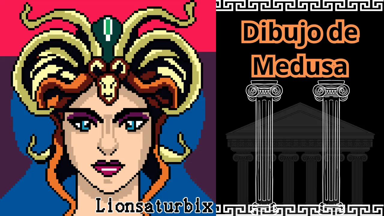 Fan Art de Medusa al estilo Pixel Art / (ESP/ENG)