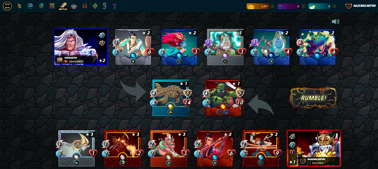 Plado Emberstorm + Melee Monsters = Domination.