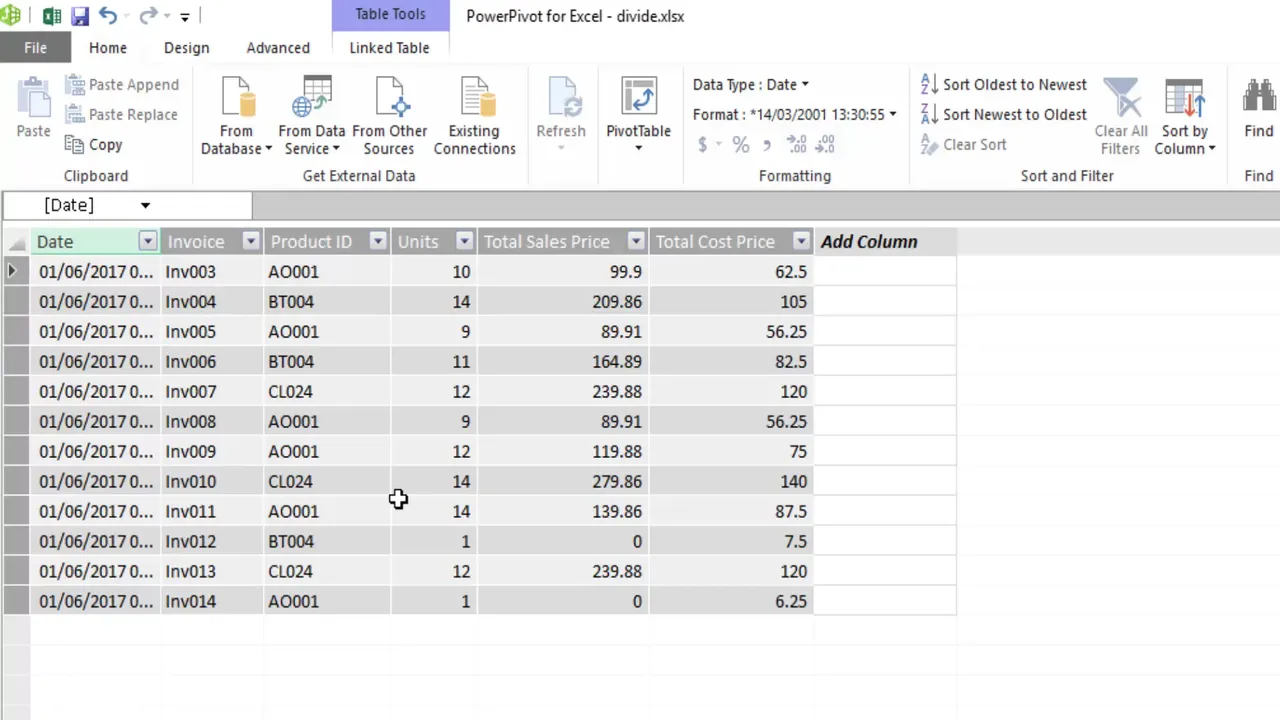 DAX DIVIDE for Excels Power Pivot, Power BI and Analysis Services