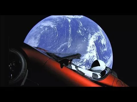 SPACE-X LAUNCHED TESLA CAR INTO SPACE, WHILST PLAYING DAVID BOWIE!
