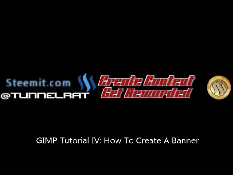 How To Create Banner Using GIMP