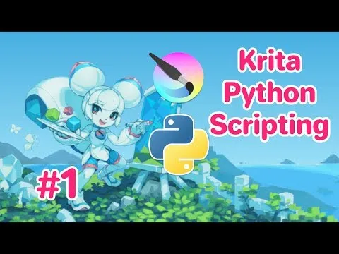 Krita Python Scripting Tutorial #1 - Introduction & Examples