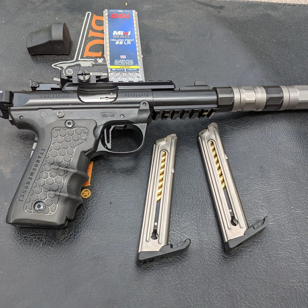 Ruger Mark IV Suppressor Sighting