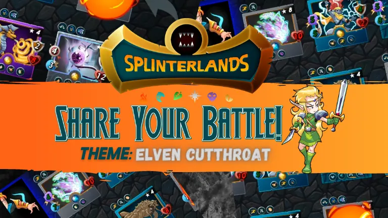 Share Your Battles - Elven Cutthroat Slicing and Dicing
