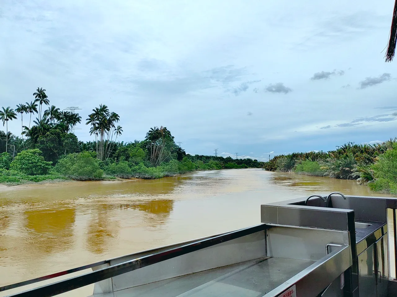 Let's visit the beautiful Chinese temple along the Langat river, in...