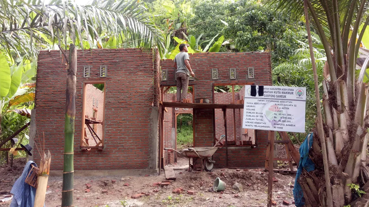 Progres Rumah Layak Huni Minggu Ini