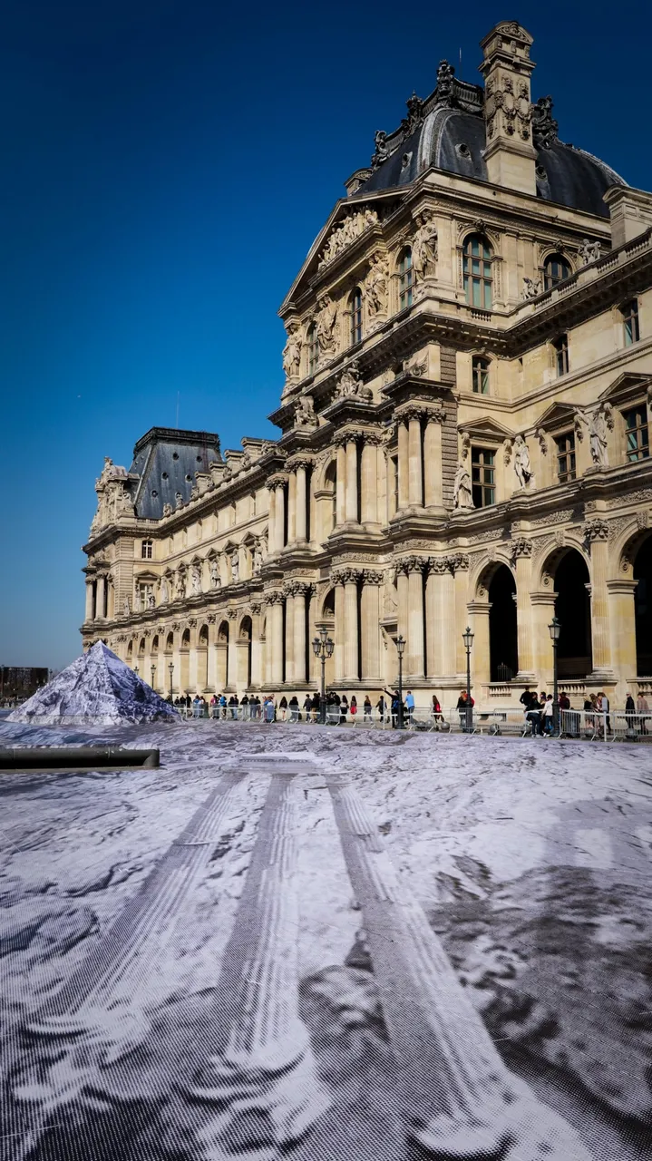 Visit in Louvre Pyramid in Paris France / Let's explore more