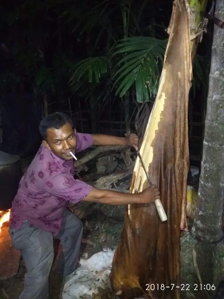 Proses pembuatan kikil kulit lembu