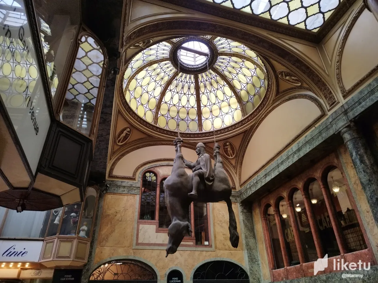 Little photo tour around Kino Lucerna in Prague