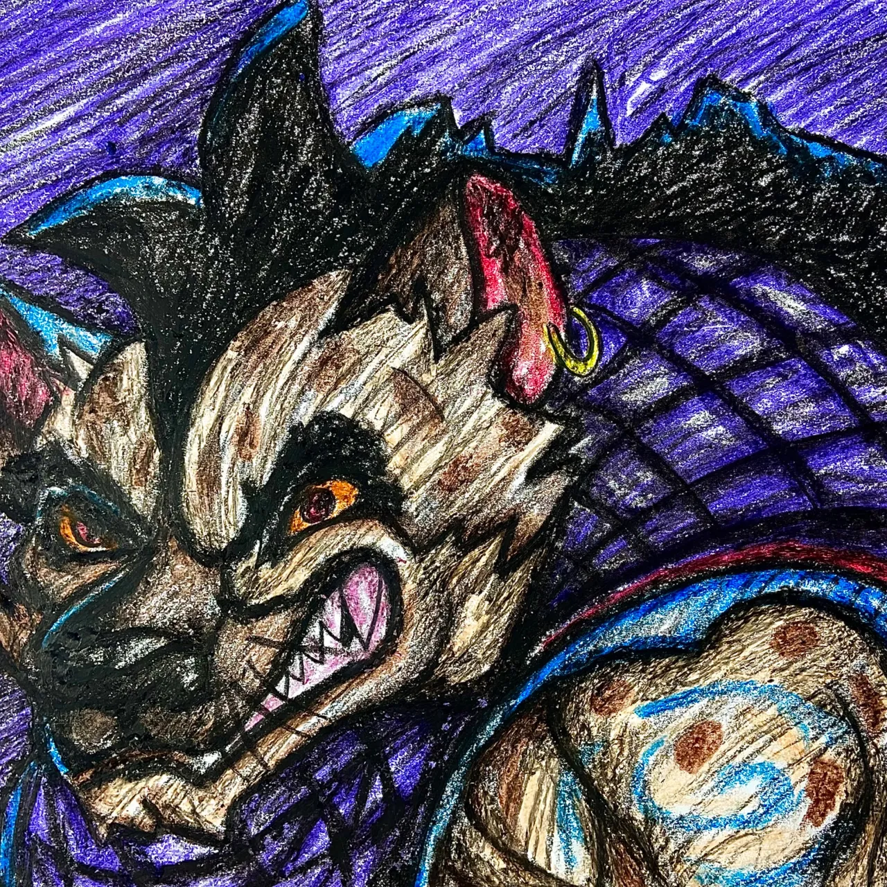 Splinterland Art contest Week 334 “ Drawing of a Daarg Deadblast”