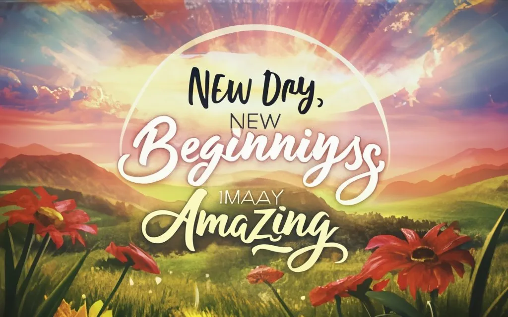 Motivational Mondays : New Day, New Beginnings