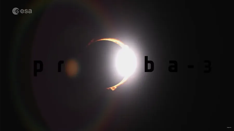 The first artificial solar eclipse