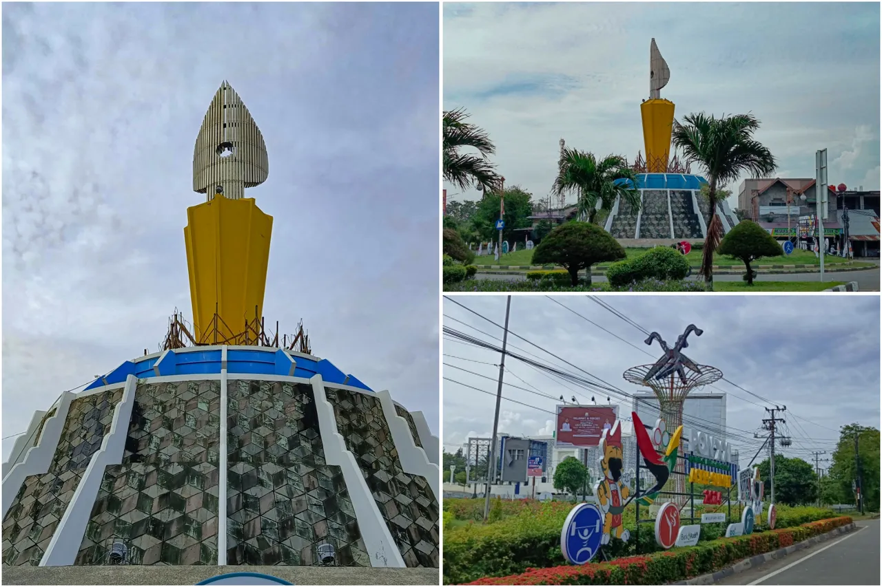 Pen Monument in downtown Banda Aceh