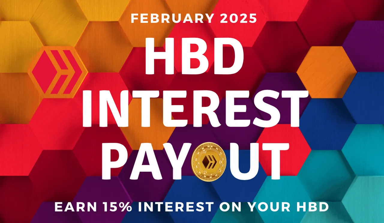 HBD Interest Payments For February 2025